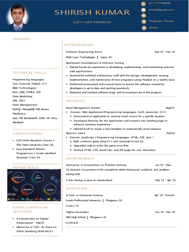 Shirish Kumar Software Engineer New Pdf Java Programming Language Java Script 0364