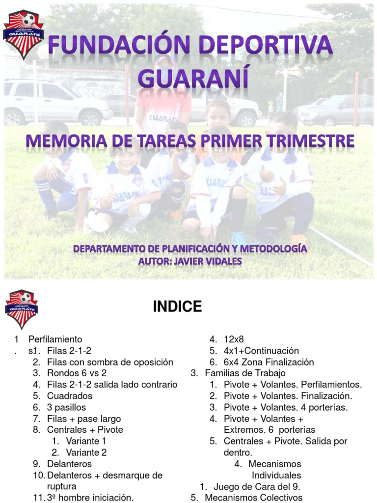 Tareas 1 Er Trimestres | PDF | Defensor (Asociación de Fútbol ...
