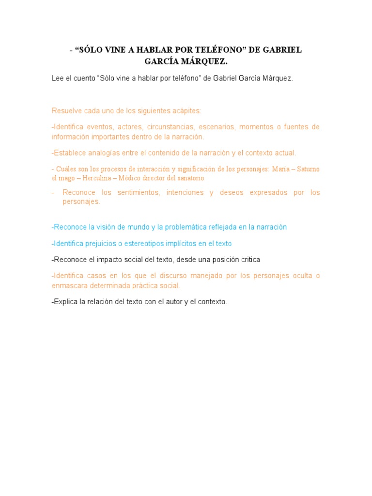 Análisis Crítico de García Márquez | PDF | Ficción general