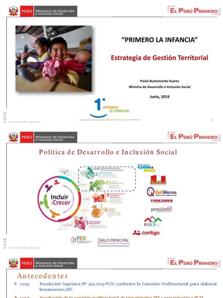 02 PPT Primero La Infancia Vs 270619 | PDF