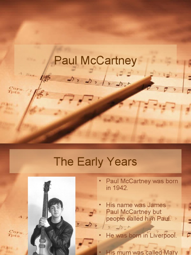 Paul McCartney | PDF | Paul Mc Cartney | The Beatles
