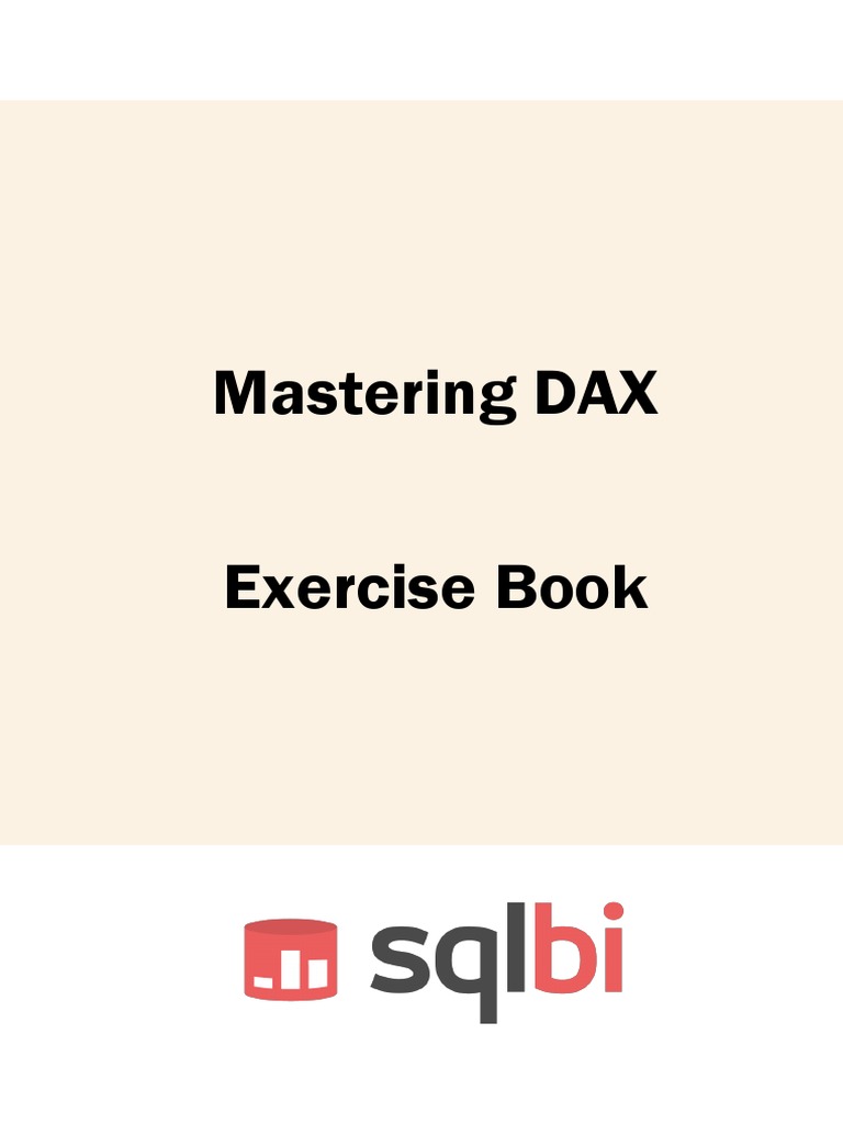 Mastering DAX Exercise Book | PDF | Data | Microsoft Excel