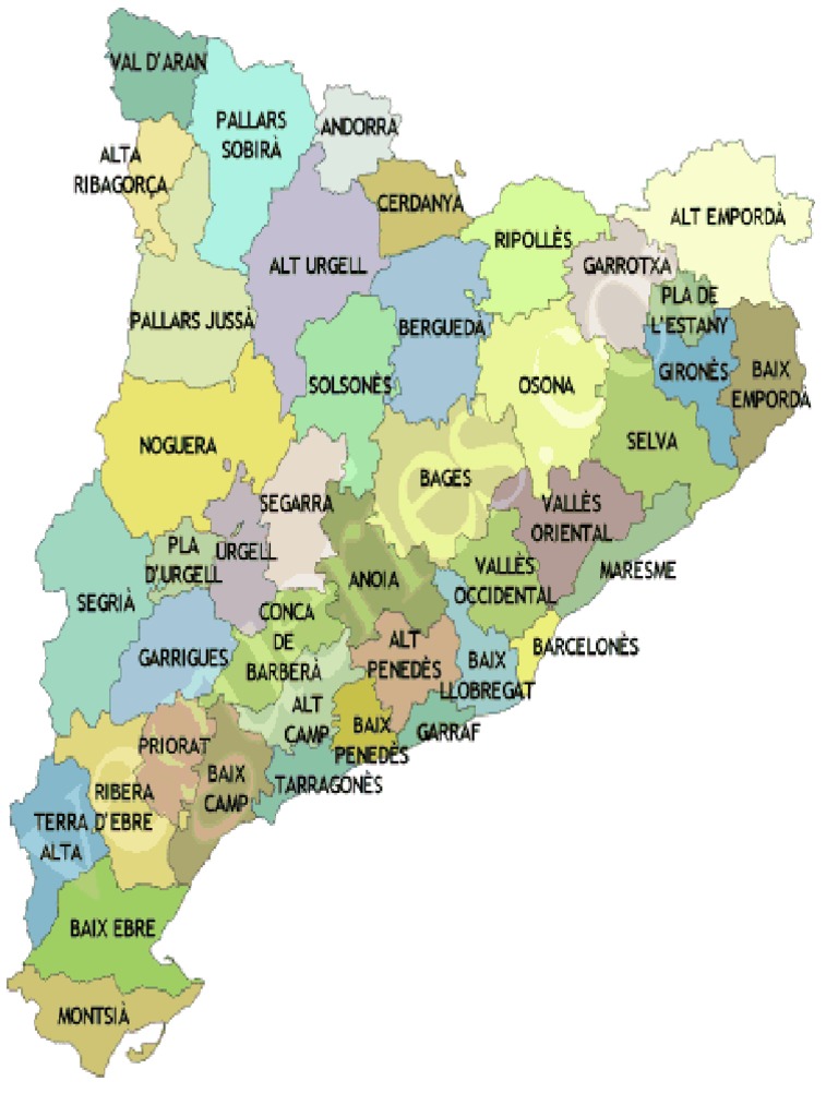 Les Comarques de Catalunya | PDF