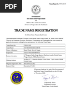 Company Registration Certificate | PDF