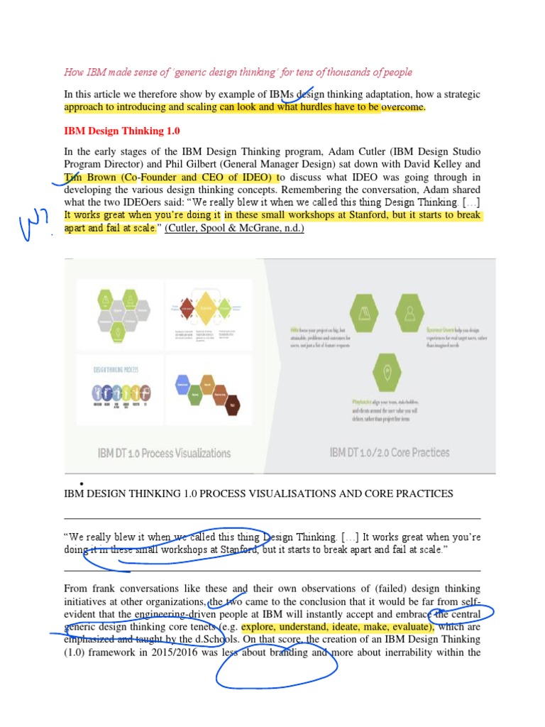IBM's Design Thinking Evolution: The Loop | PDF | Agile Software ...