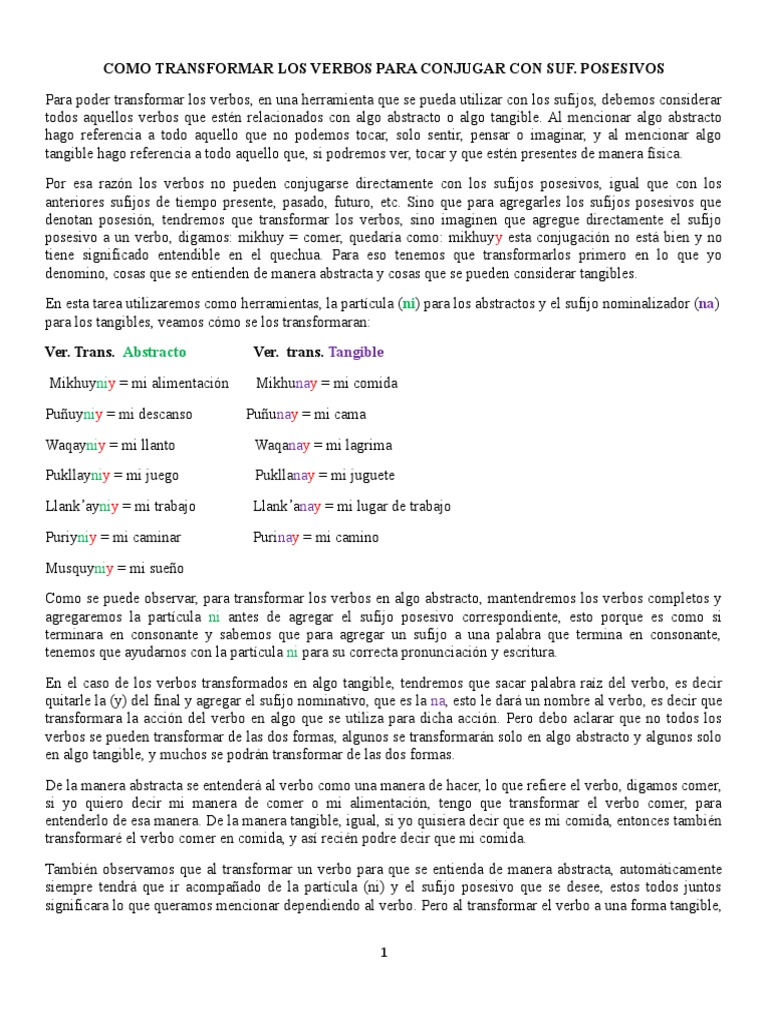 Conju# 4 | PDF | Verbo | Palabra