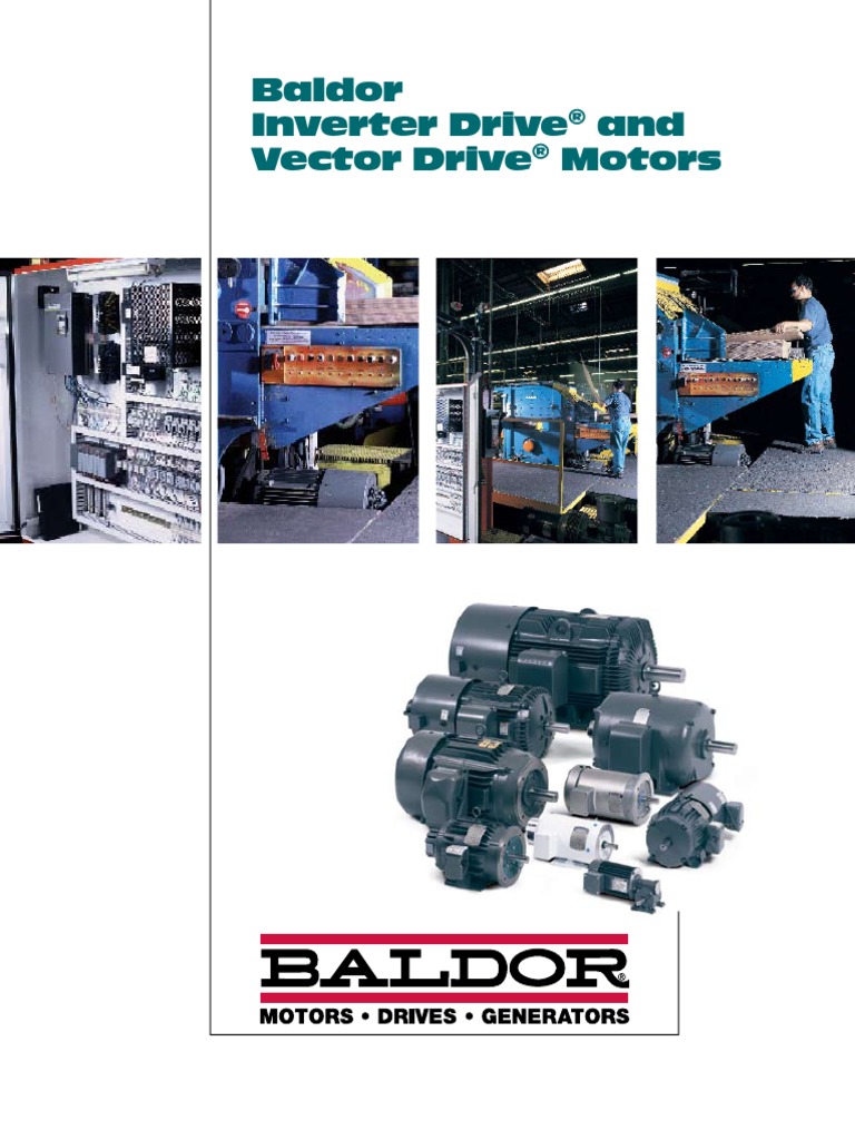 Baldor Inverter Drive and Vector Drive Motors | PDF | Electric Motor ...