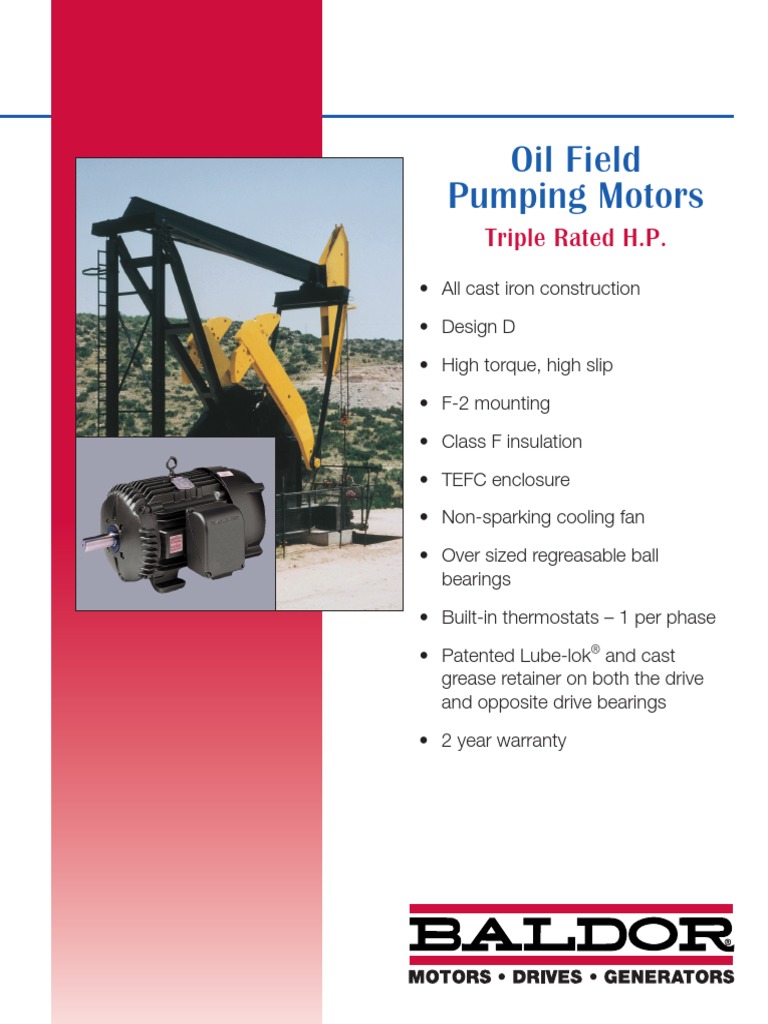 Oil Field Pumping Motors | PDF | Physical Quantities | Electricity
