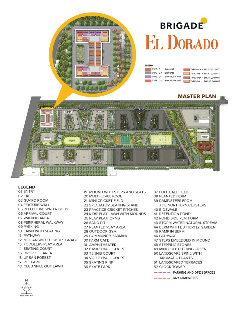 Brigade El Dorado Iridium Masterplan | PDF