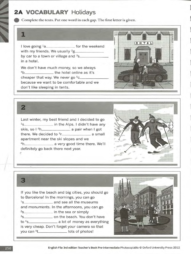Vocabulary Holidays | PDF
