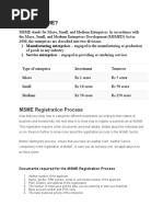 MSME Declaration Format - Revised | PDF | Small And Medium Sized ...