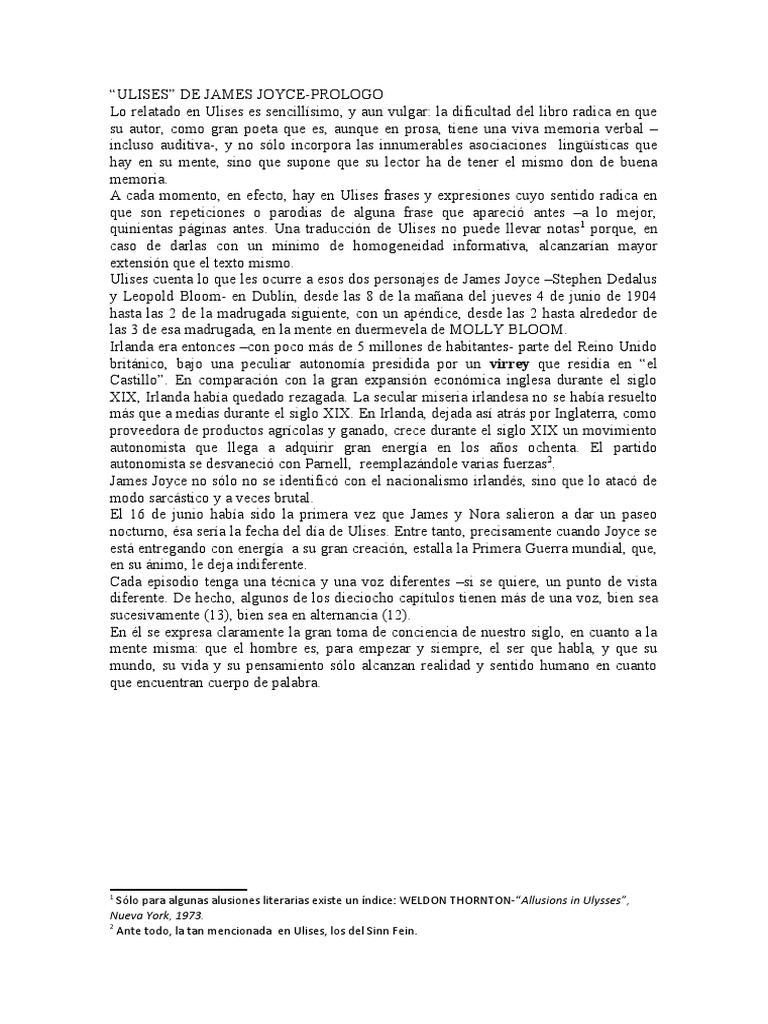 ULISES | PDF | Ulises (novela) | James Joyce