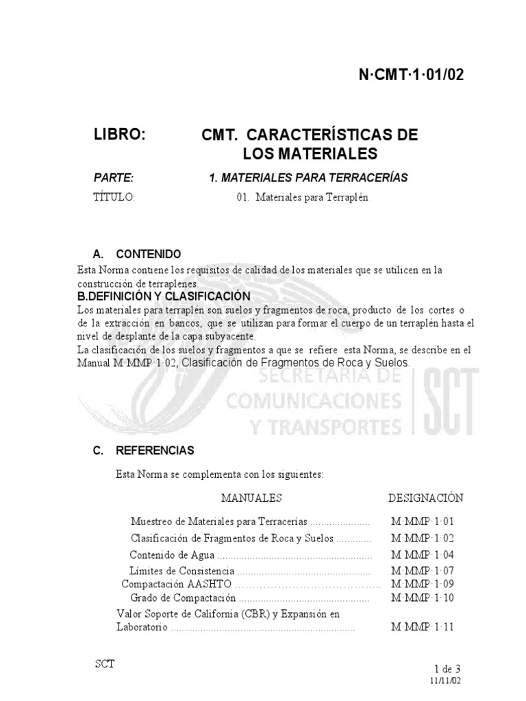 N CMT 1 01 02 | PDF