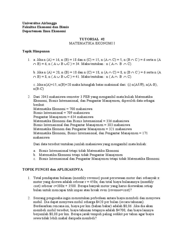 Menghitung Biaya Sewa dan Pendapatan | PDF | Metode & Bahan Ajar