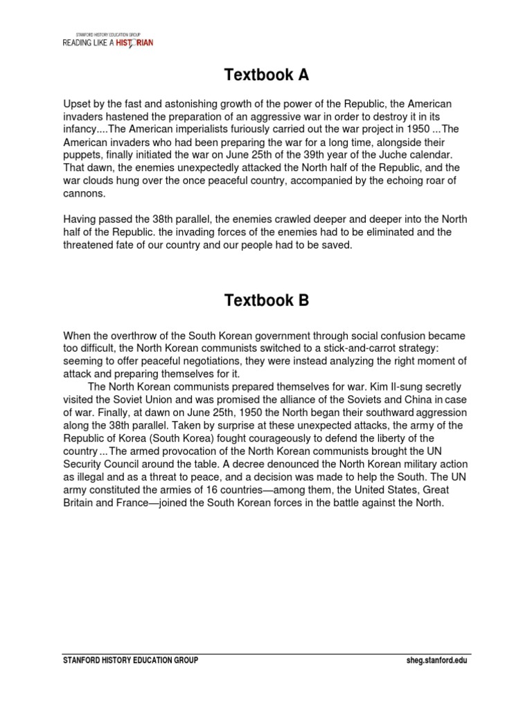 Korean War Student Materials Word | PDF | North Korea | World Politics