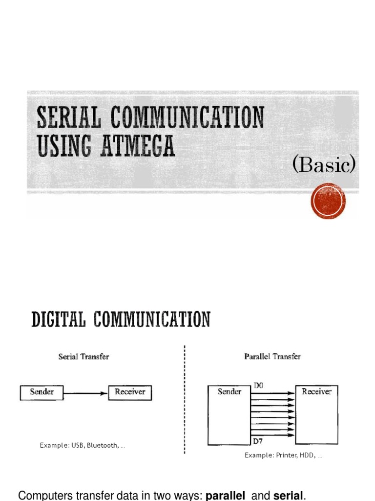 Serial Communication Pdf Manufactured Goods Computer Architecture