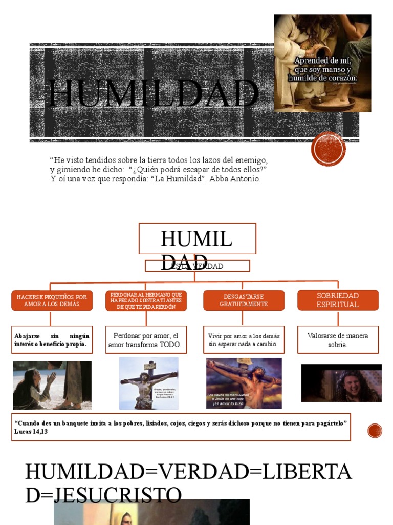 La humildad, fundamento de la santidad | PDF | Pecado | Amor