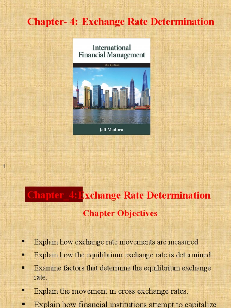 CH - 4 - Exchange Rate Determination | PDF | Exchange Rate | Foreign ...