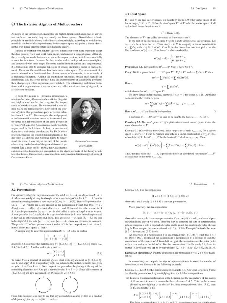 An Introduction To Manifolds (Second Edition) Cap Formas | PDF | Permutation | Linear Algebra