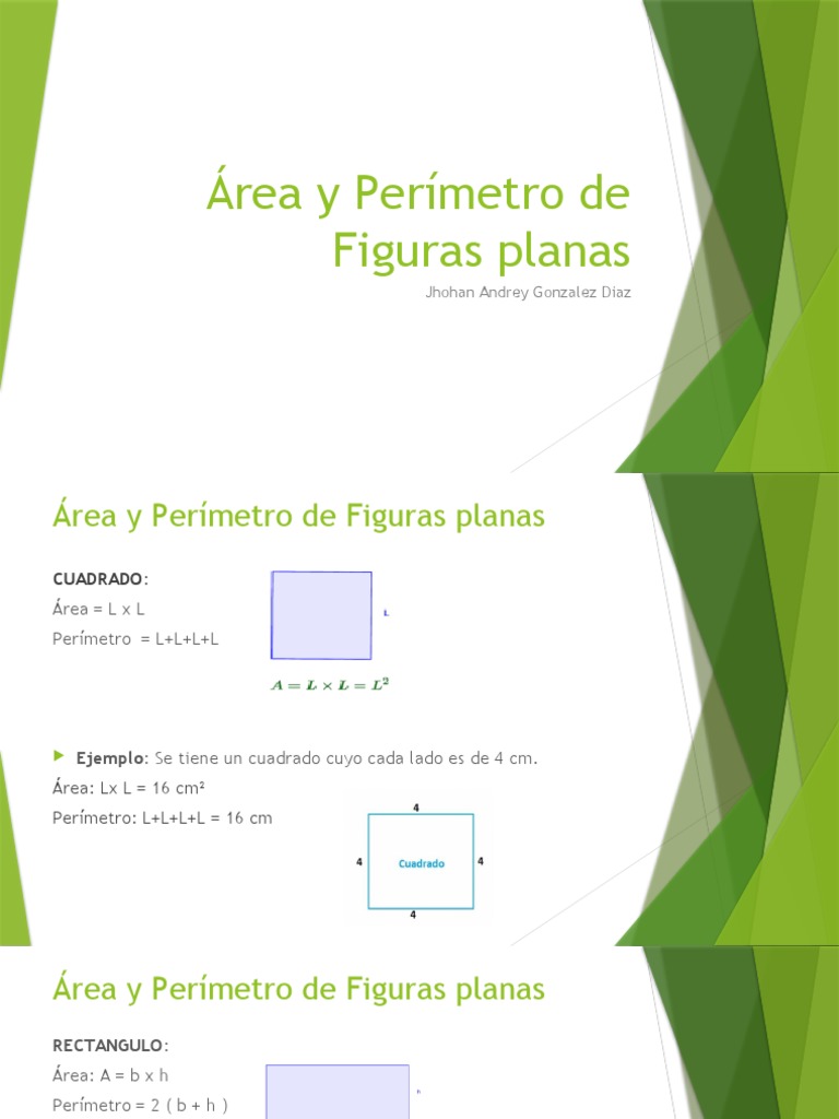 Área y Perímetro de Figuras Planas | PDF