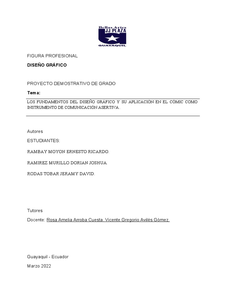 PROYECTO FINAL PLANTILLA (Finalizado) Rambay | PDF | Diseño | Diseño ...