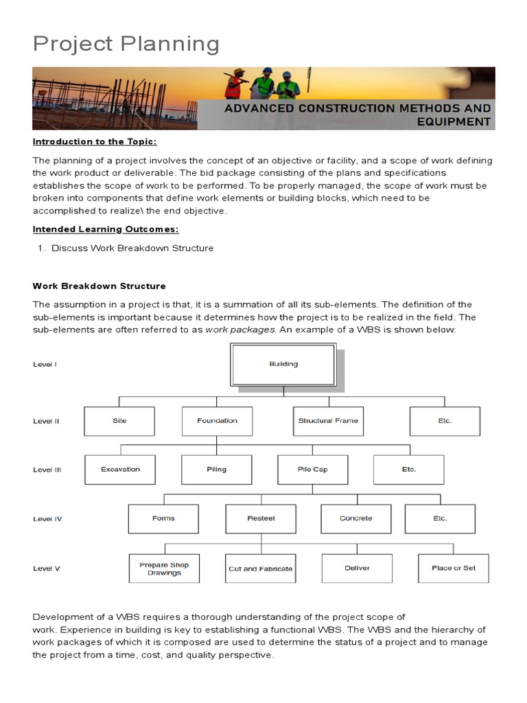 Project Planning - CEM 302 PDF | PDF | Business