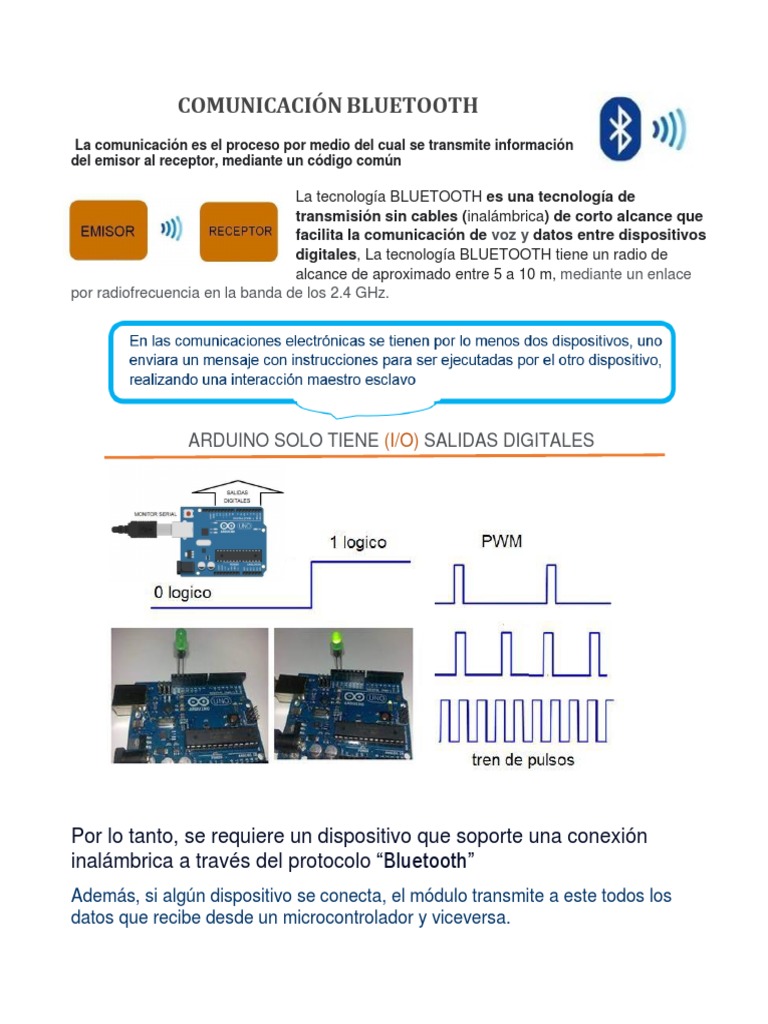 Módulo Bluetooth 1 | Descargar gratis PDF | Bluetooth | Arduino