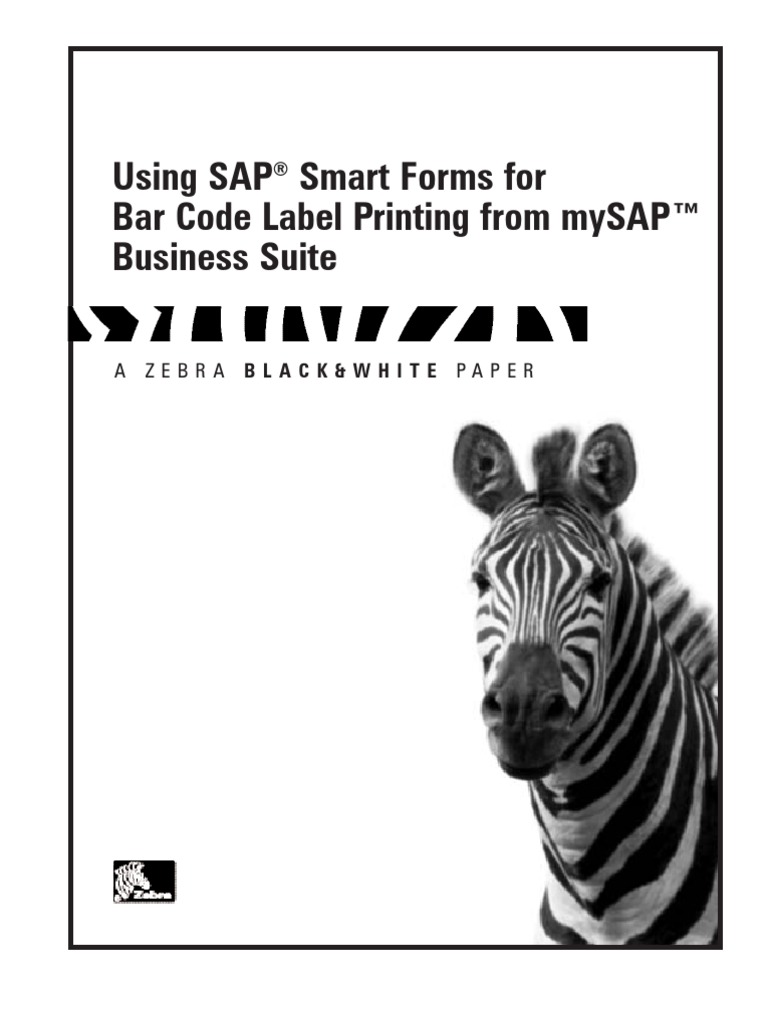 SAP Smart Forms Printing | PDF | Printer (Computing) | Barcode