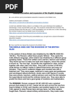 A Brief History of English | PDF | English Language | Grammatical Number