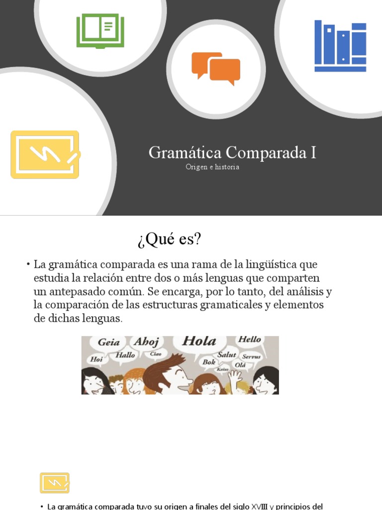 Comparative Grammar or Gramatica Comparativa - 149008 | PDF ...