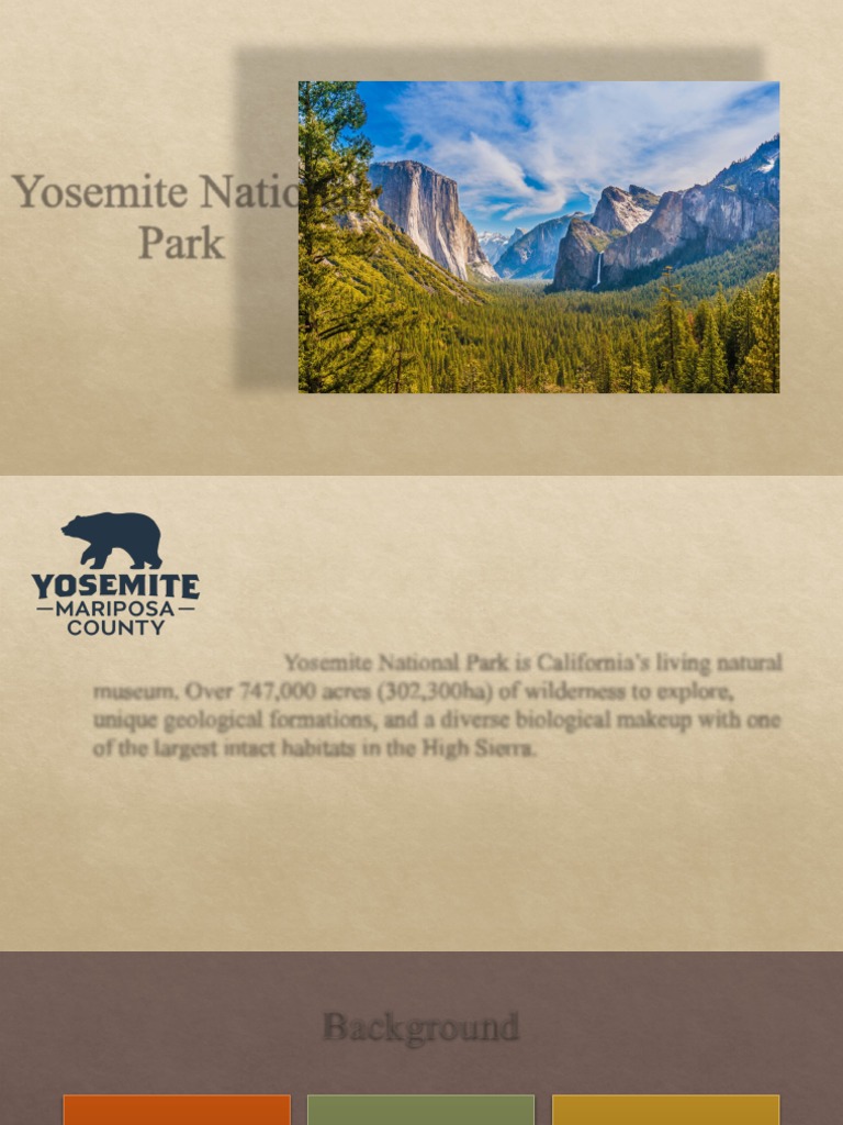 Yosemite National Park | PDF