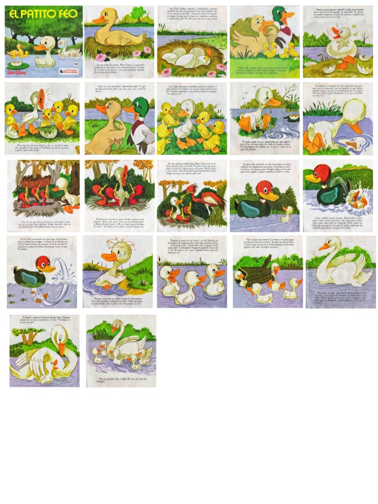 El Patito Feo Ilustrado en Miniatura | PDF