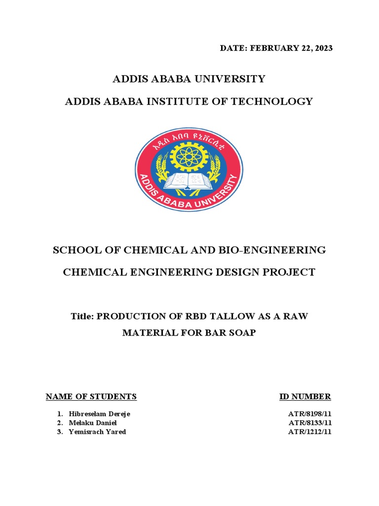 RBD Tallow Print | PDF | Fat | Net Present Value