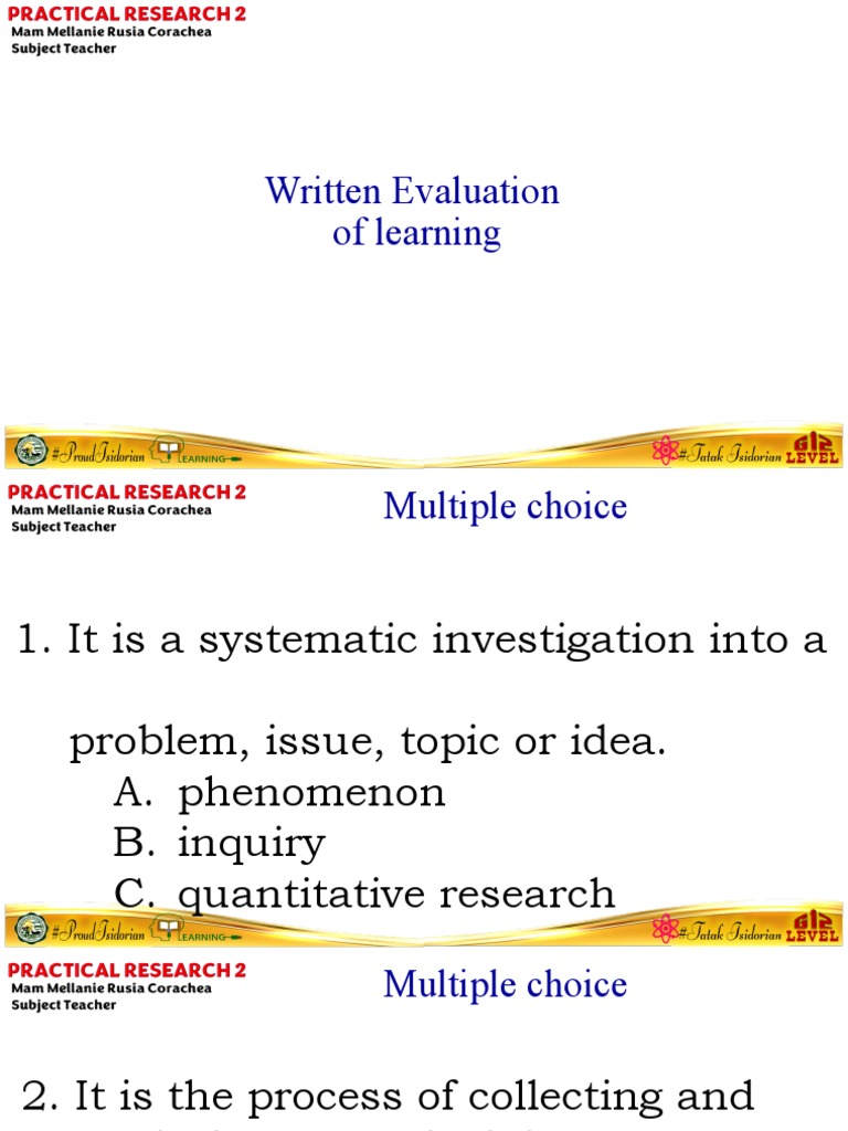 PR2 - Q1 - Long Test | PDF
