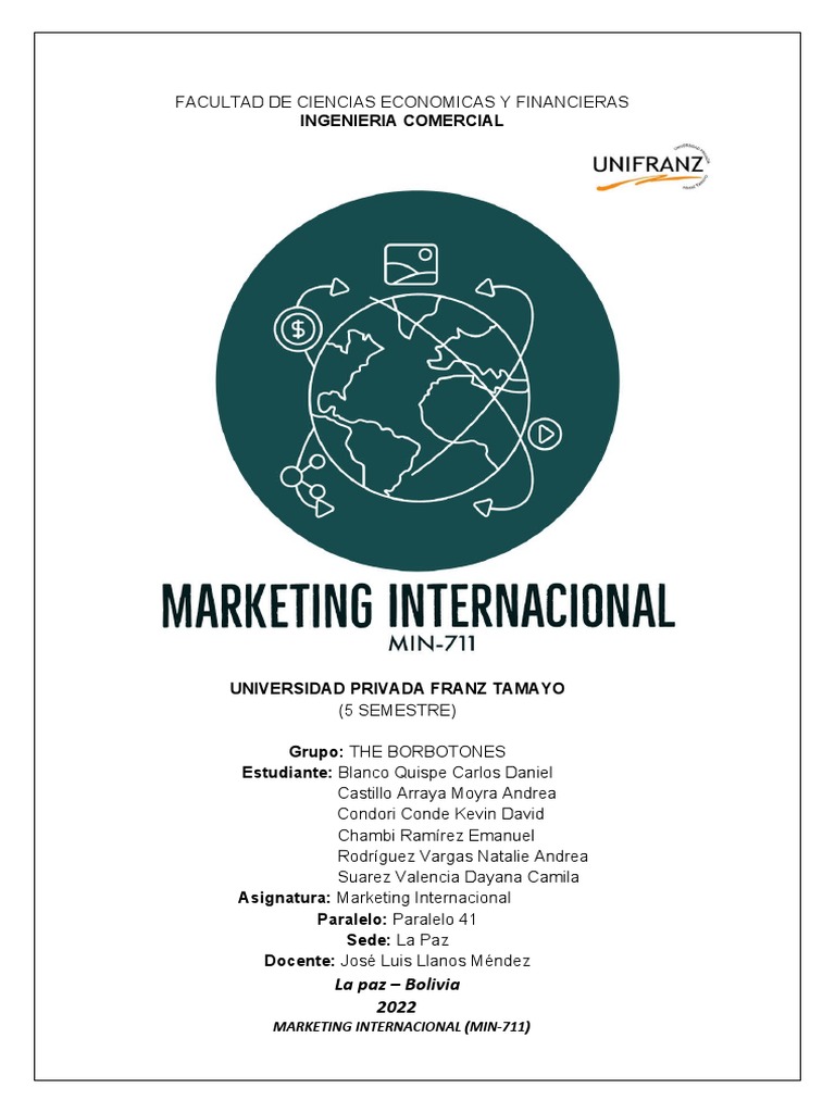 Caratula Marketing Internacional | PDF