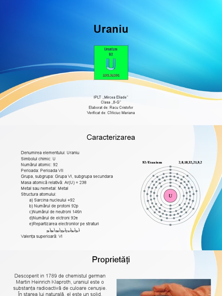 Uraniu | PDF