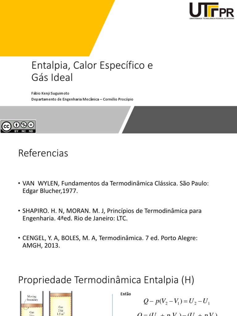 5 - Gás Ideal Termodinâmica | PDF | Gases | Temperatura