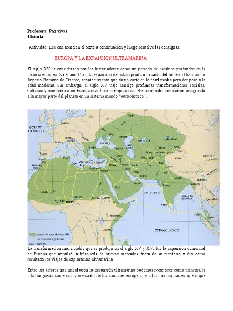 Expansion Europea | PDF | Imperio español | Exploración