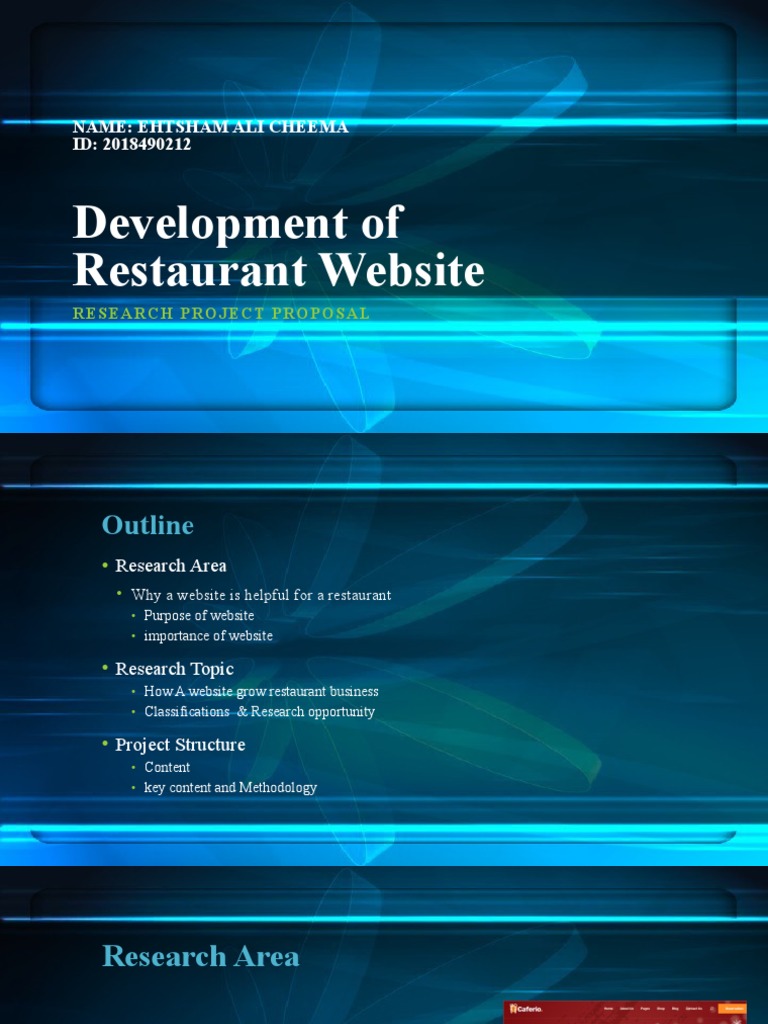 Restaurant Website Development | PDF | Business