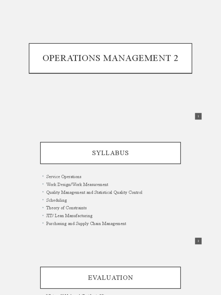Service Operations Management | PDF | Operations Management | Goods