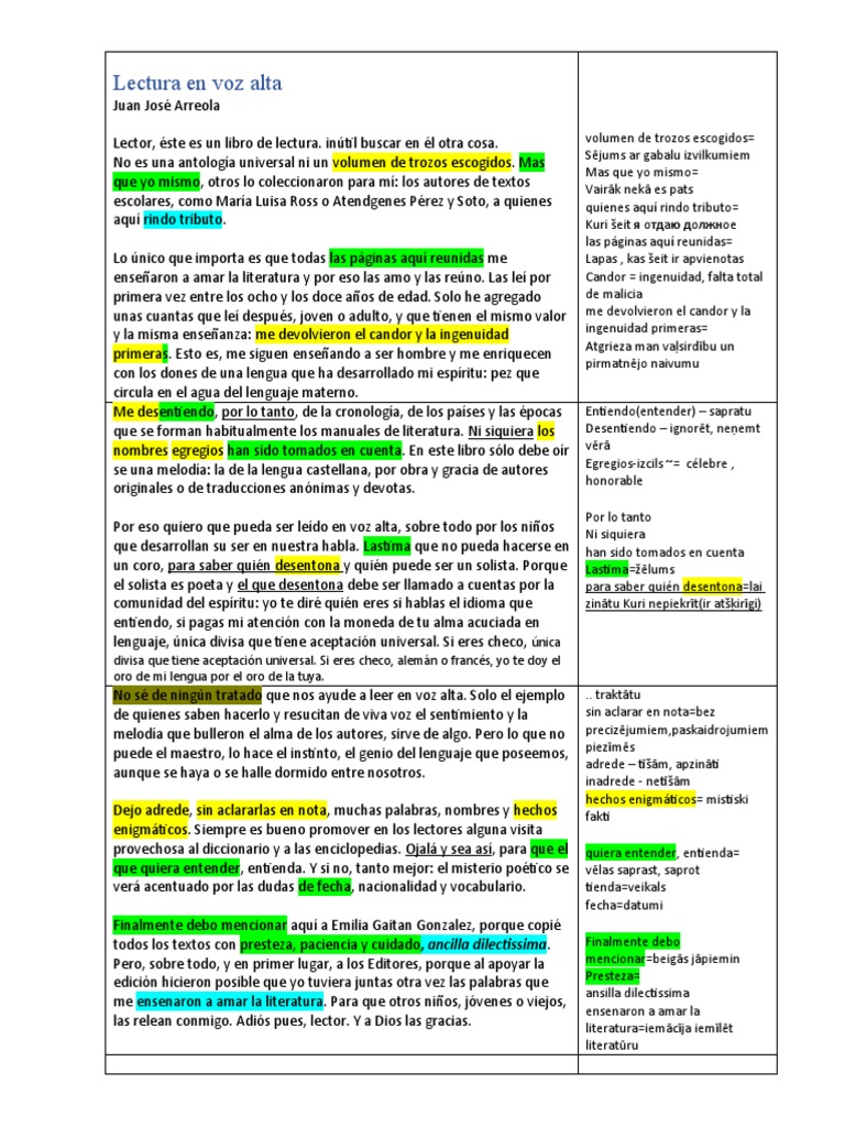 Lectura 4 Grado | PDF