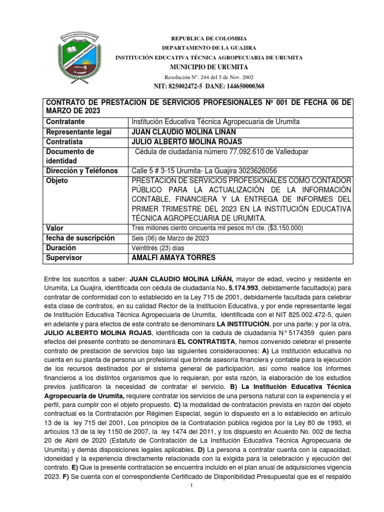 Minuta Asesor | PDF | Contador | Justicia