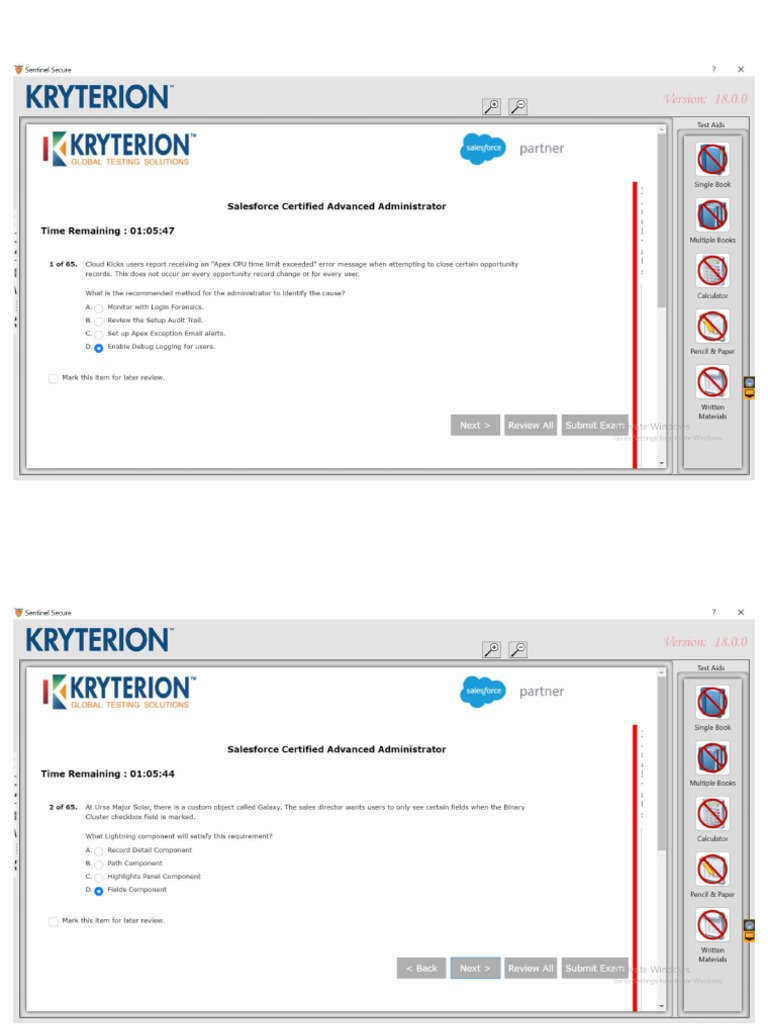 Salesforce Advanced Admin WI23 Set 0 | PDF