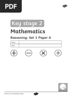 Year 5 Reasoning Test Set 1 Paper A | PDF