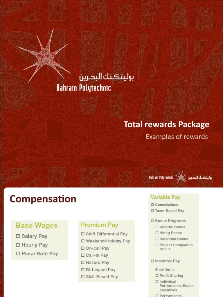 Total rewards_List of Examples | PDF