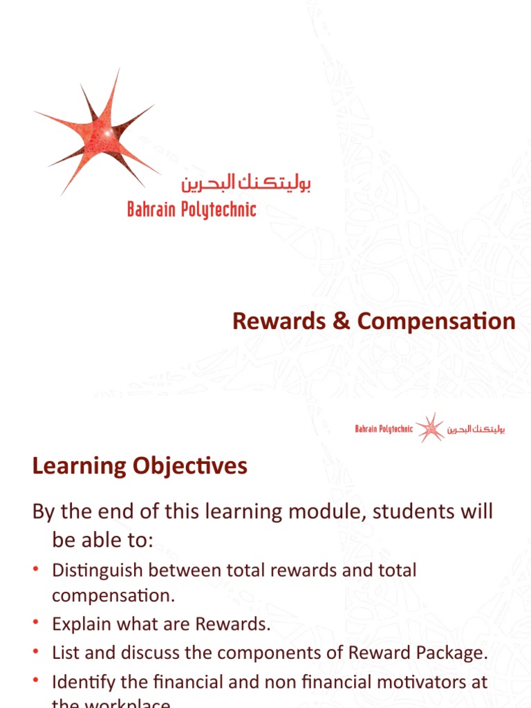 Total Rewards Framework Overview | PDF | Motivational | Motivation