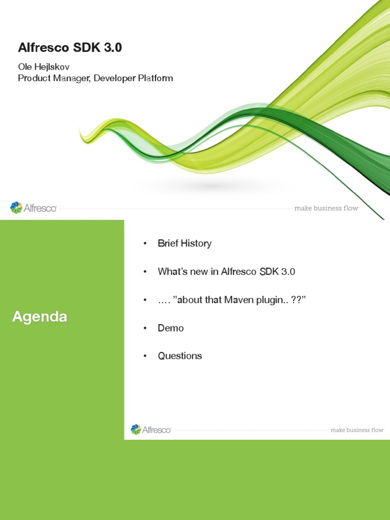 Alfresco Sdk 30 Pdf Free Software Computer Engineering 