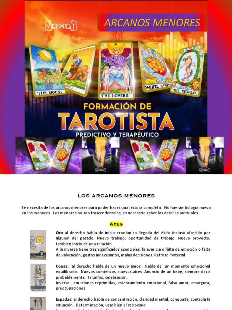c_c_TAROT RIDER WAITE & ARCANOS MENORES | PDF | Amor | Las emociones