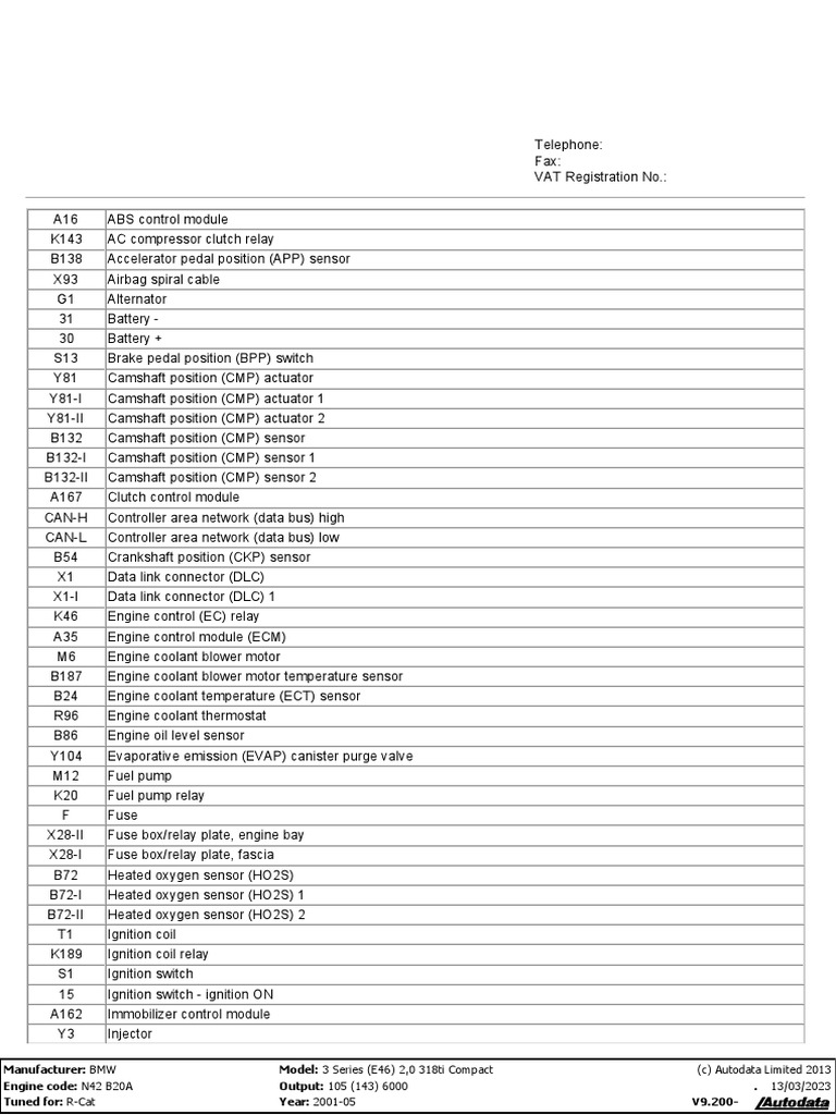 BMW Engine Wiring 2 Ox | PDF | Vehicle Technology | Mechanical Engineering