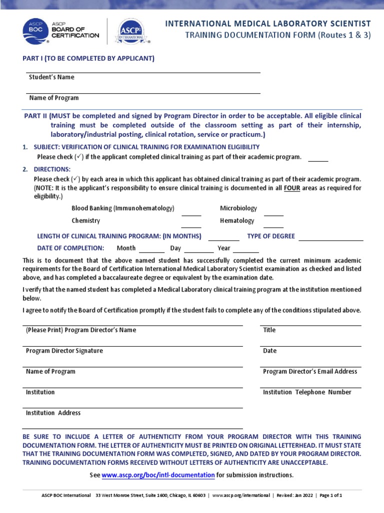 Imls 1 3 Training Doc Form | PDF | Health Care